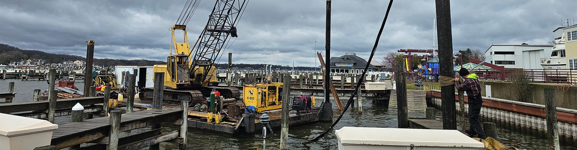 Pile Driving | Black Hawk Marine Construction